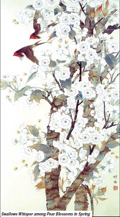 Spring lasts forever in traditional paintings|Art|chinadaily.com.cn